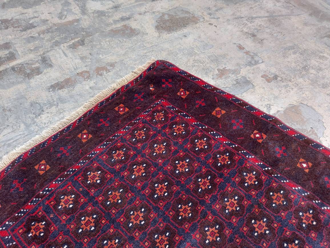 5'72'7 Ft Handmade Afghan Baluch Rug Nice Thaimani Tribal Rug Oriental ...