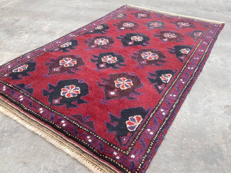 5x3 Ft Afghan Rug Nice Thaimani Tribal Rug Oriental Area Rug - Etsy