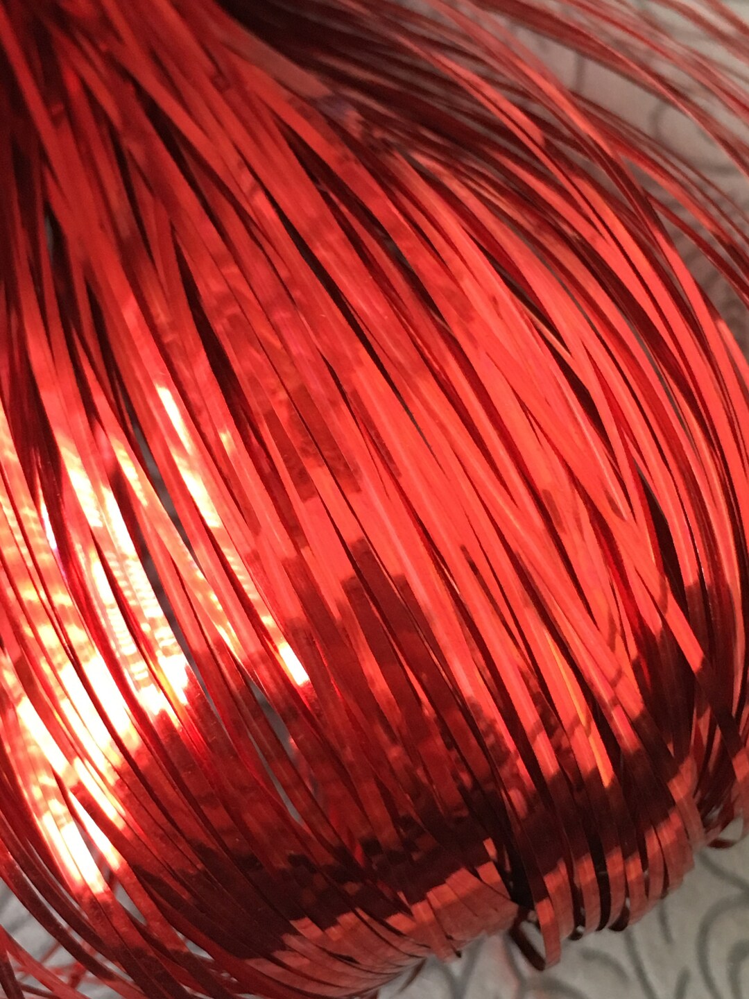 20 Strips of Metal Copper Strips for Embroidery, Metallic Tape ...