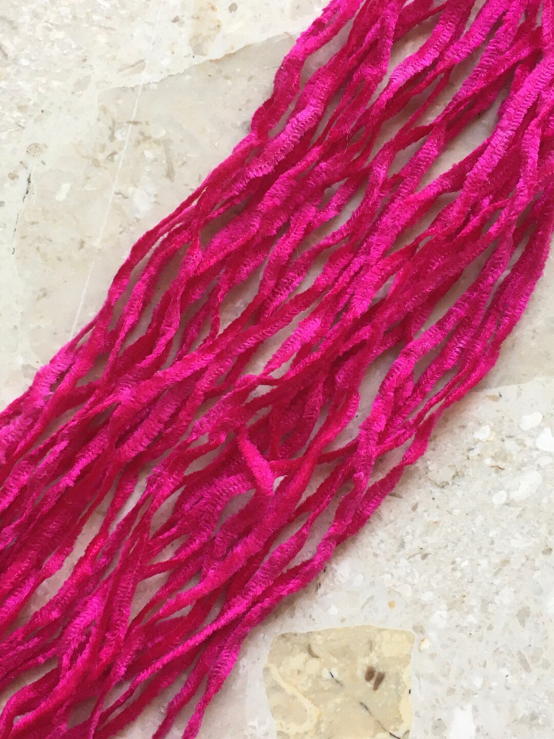 3 Meters Silk Chenille Thread, Silk Chenille 1.5 Mm, Yarn for ...