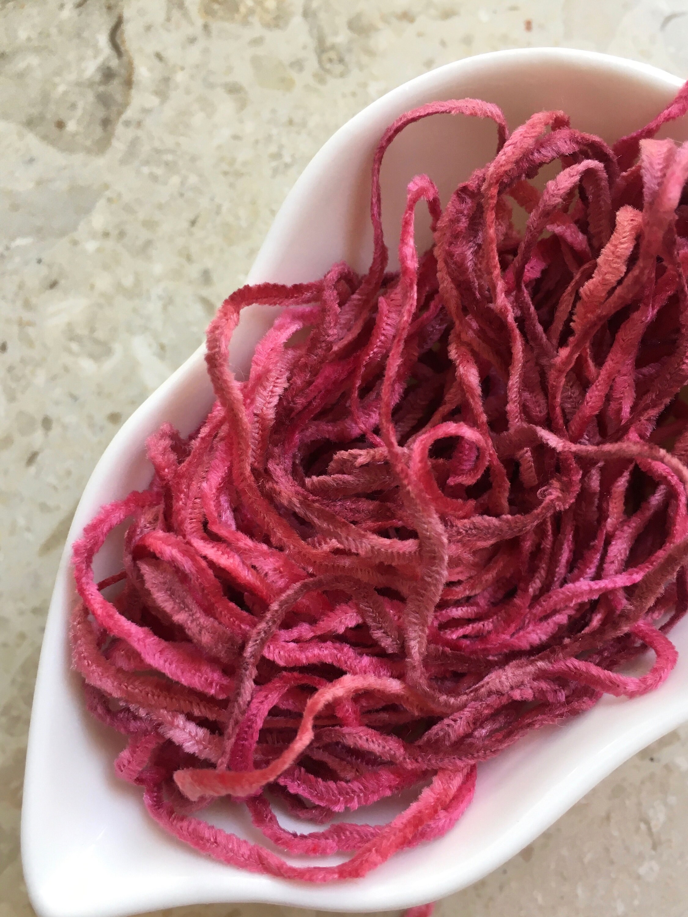 3 Meters Silk Chenille Thread, Silk Chenille 1.5 Mm, Yarn for ...