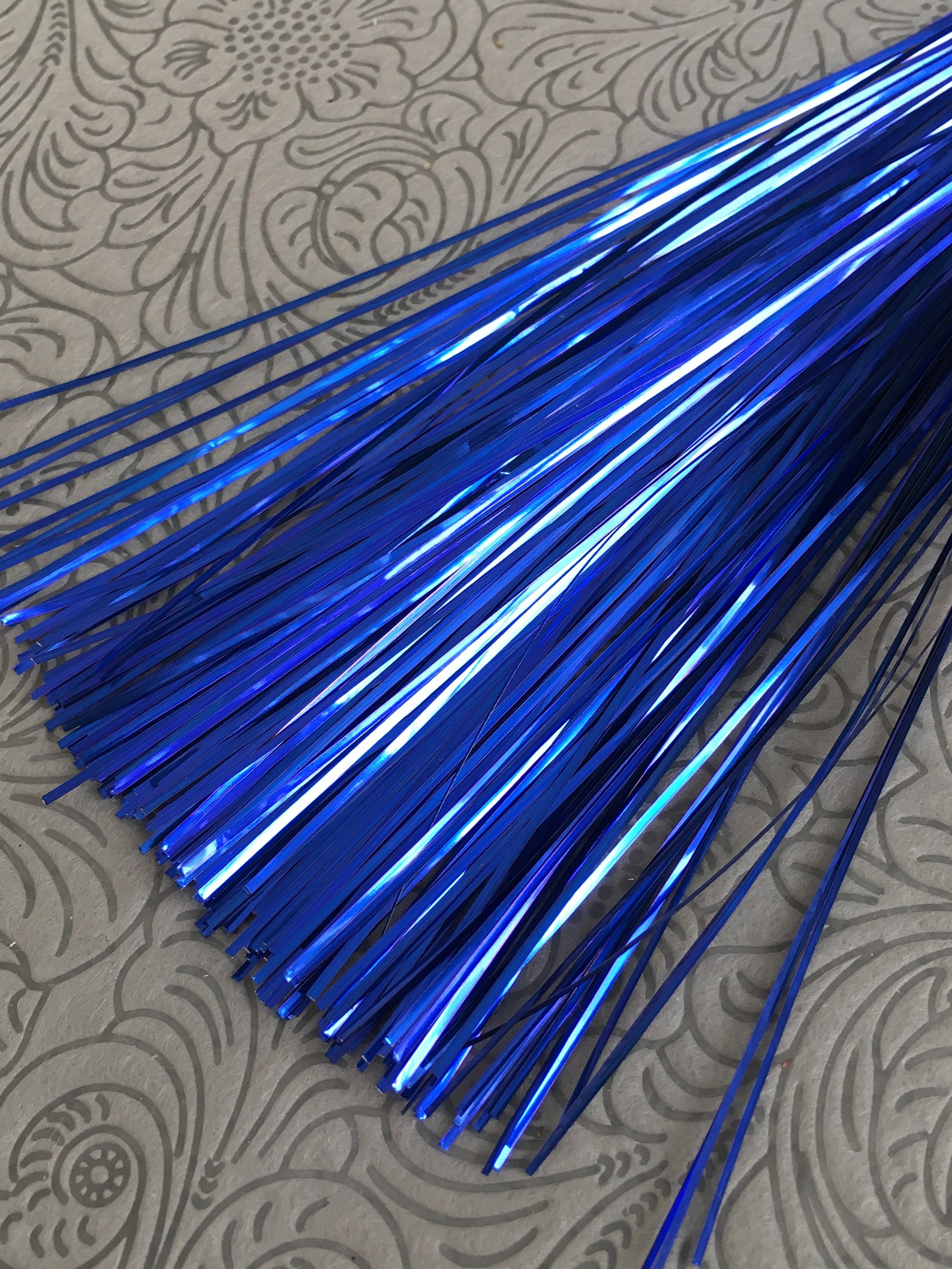 20 Strips of Metal Copper Strips for Embroidery, Metallic Tape ...