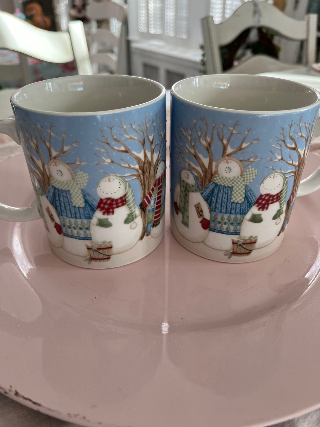 Debbie Mumm Winter Wonders Snowman Mug Zak Designs - Etsy