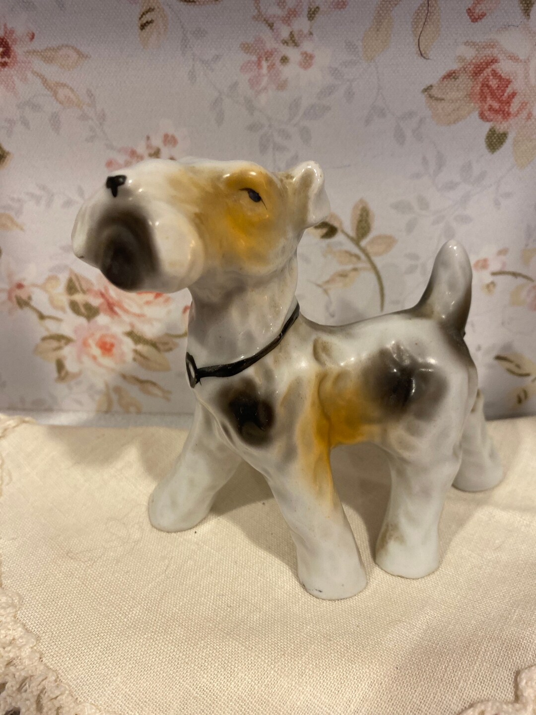 Schnauzer Dog Collectible Figurine Vintage Japan - Etsy