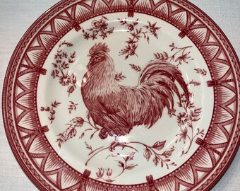 Red French Toile - Etsy