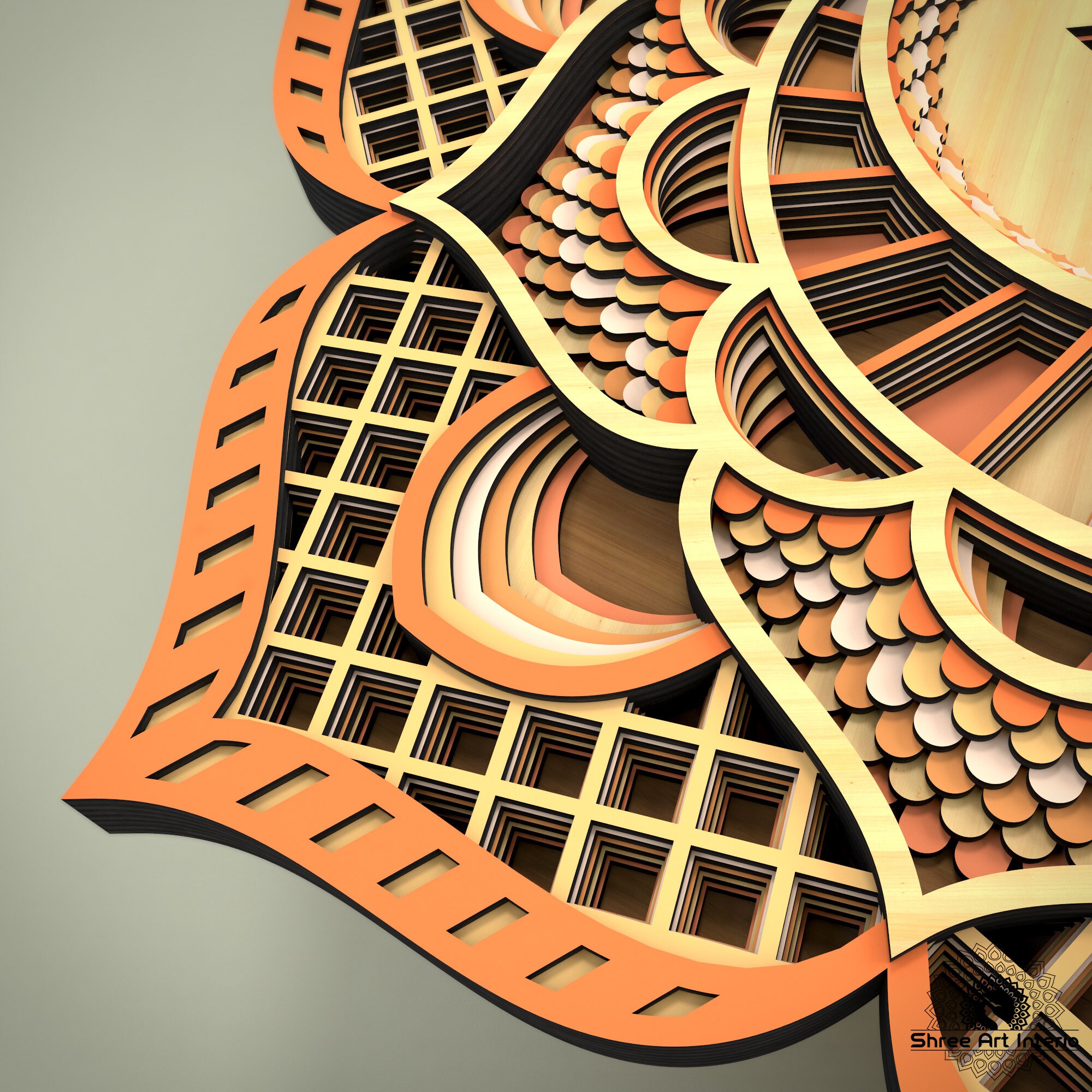 DTFMA11 Sacral Chakra Mandala DXF Svadhisthana Chakra - Etsy