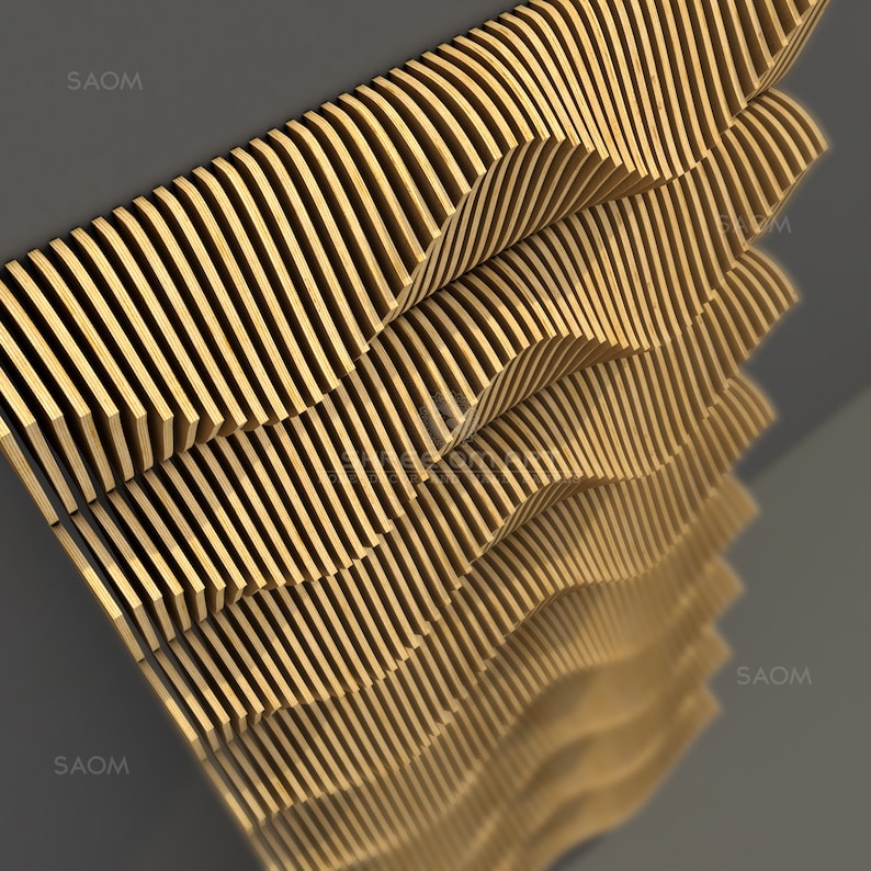 Parametric Wall 13 Unique Decorative Wave Wall for Your Home - Etsy