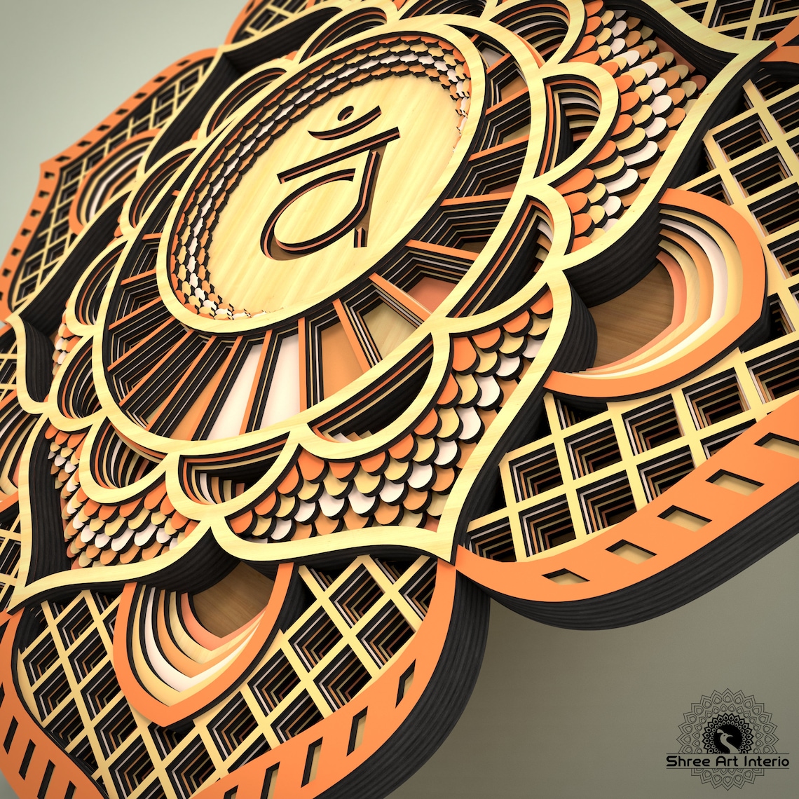 DTFMA11 Sacral Chakra Mandala DXF Svadhisthana Chakra - Etsy