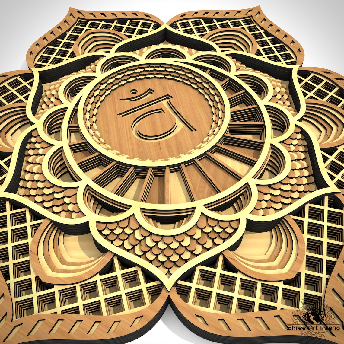 DTFMA11 Sacral Chakra Mandala DXF Svadhisthana Chakra - Etsy