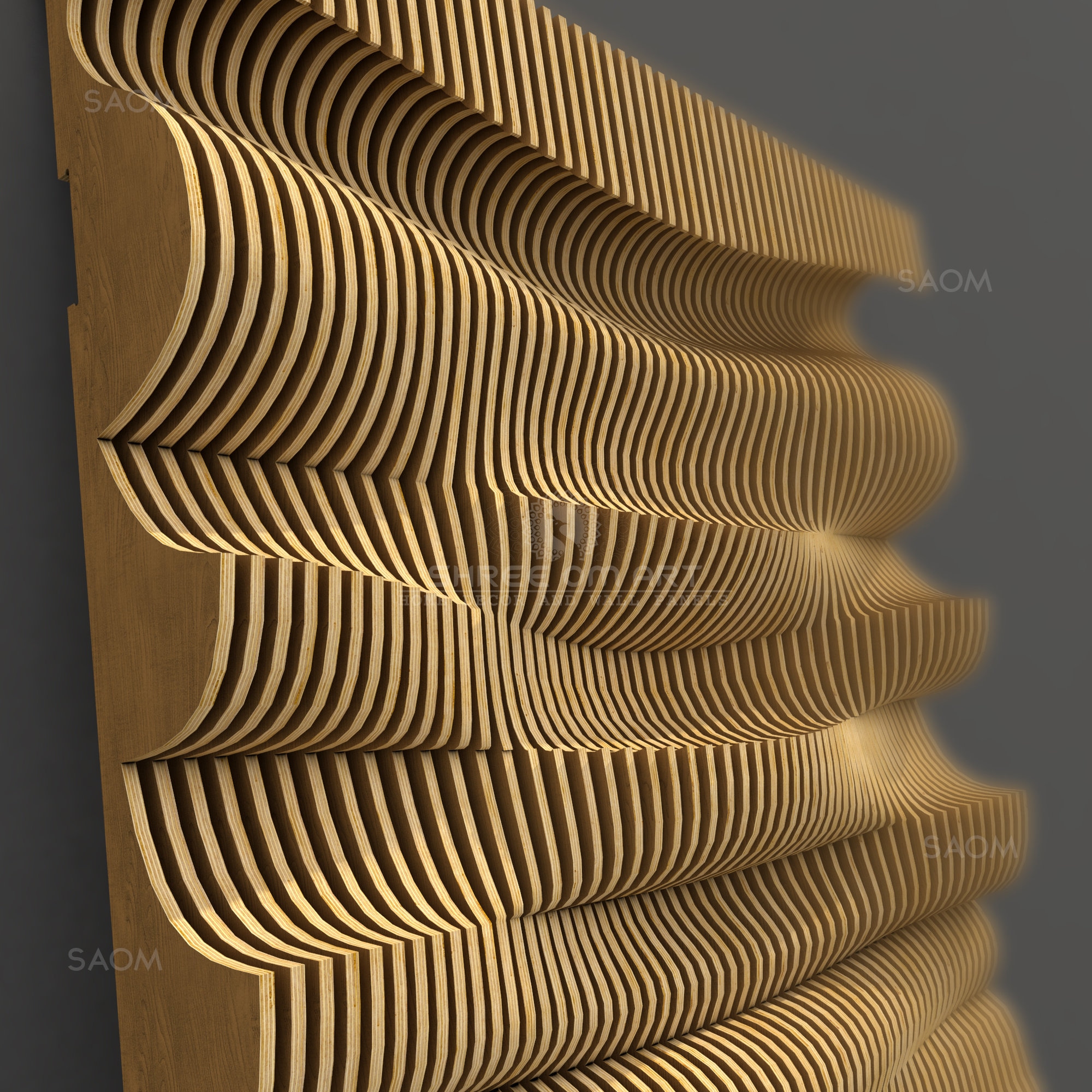Parametric Wall 12 Unique Decorative Wave Wall for Your Home | Etsy