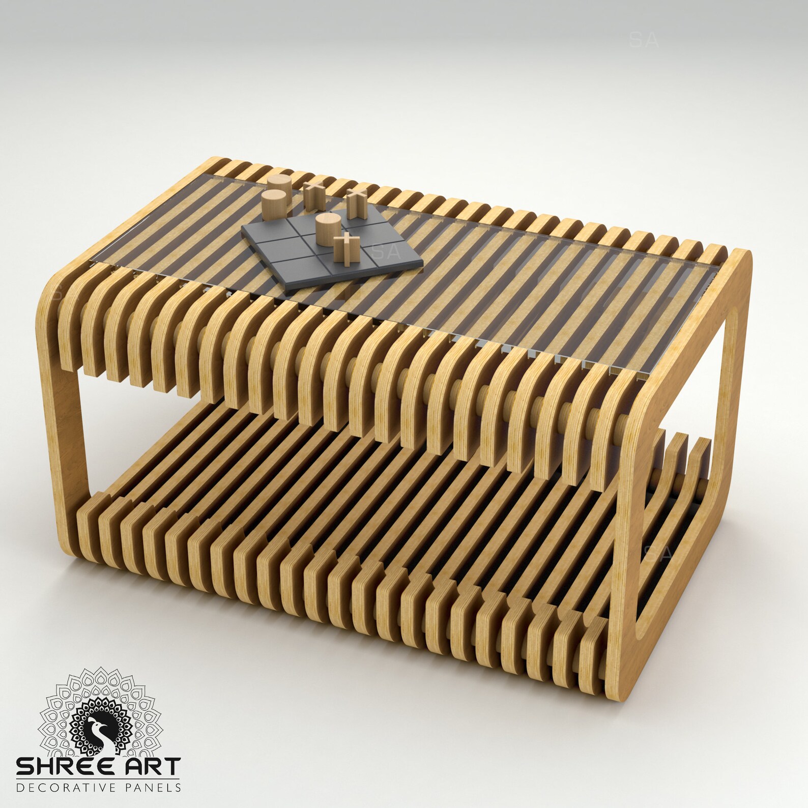 Parametric Coffee Table Digital File Modern Table Plan File | Etsy