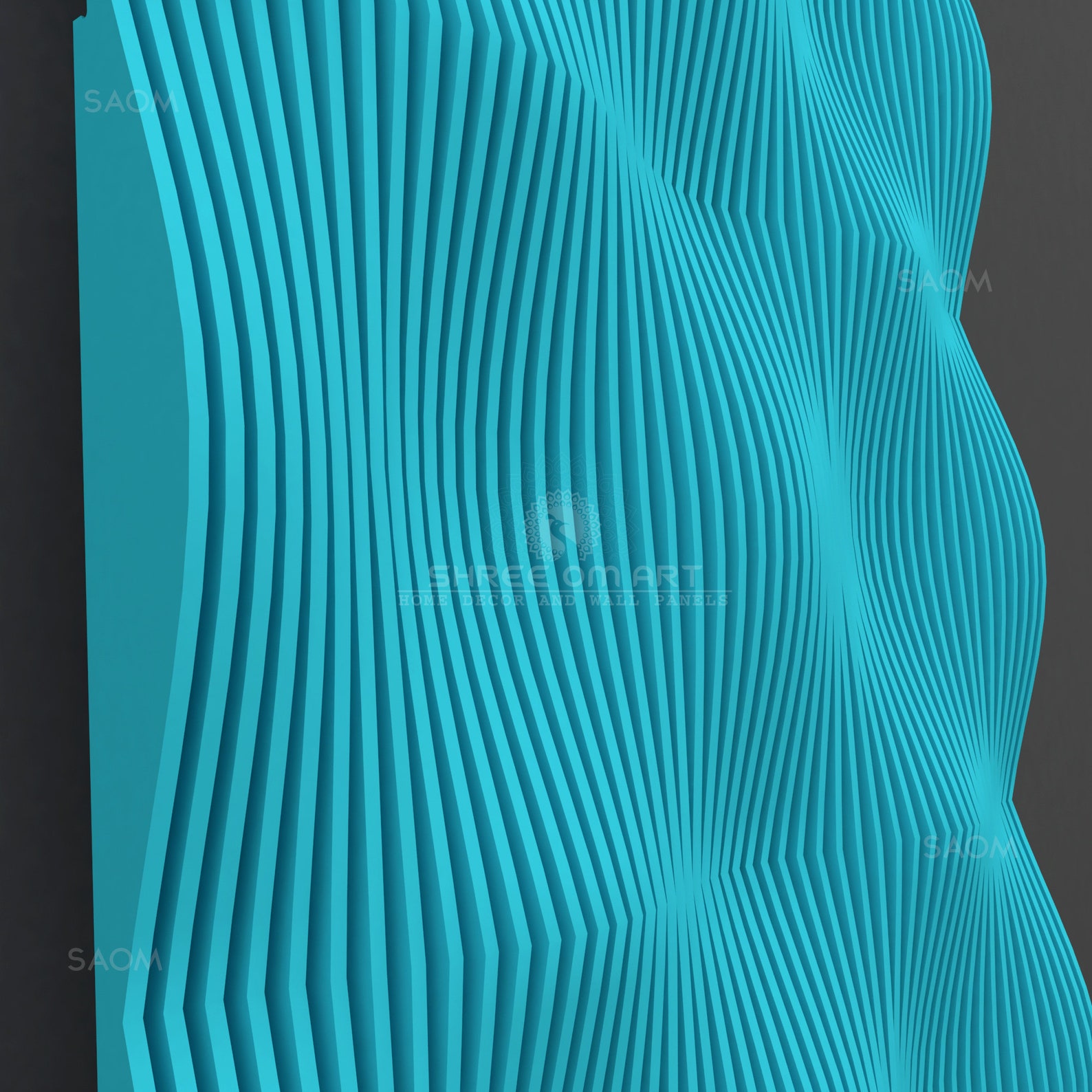 Parametric Wall 07 Unique Decorative Wave Wall for Your Home - Etsy