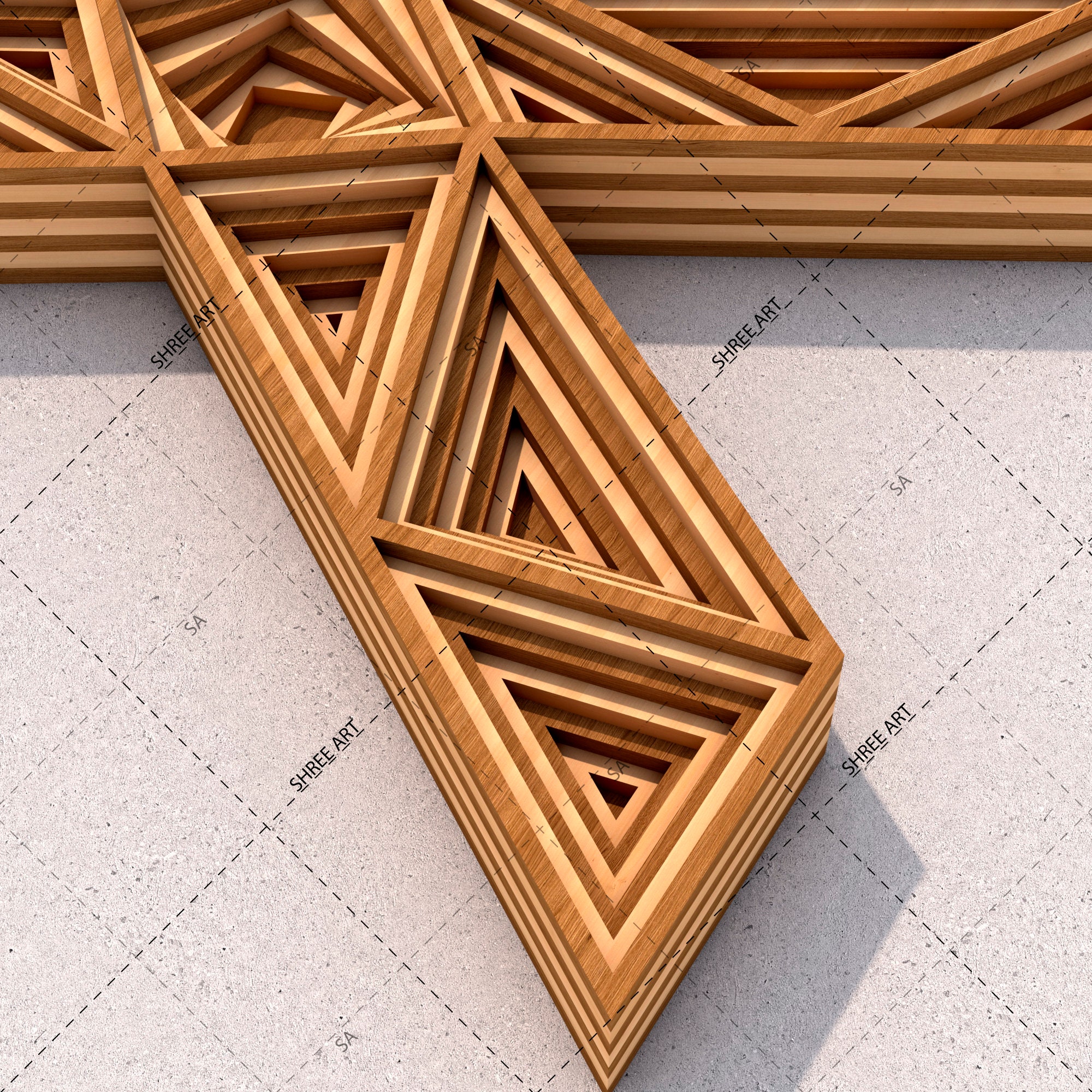 Letter X Laser Cutting Multilayered 3D Geometric Design DXF - Etsy