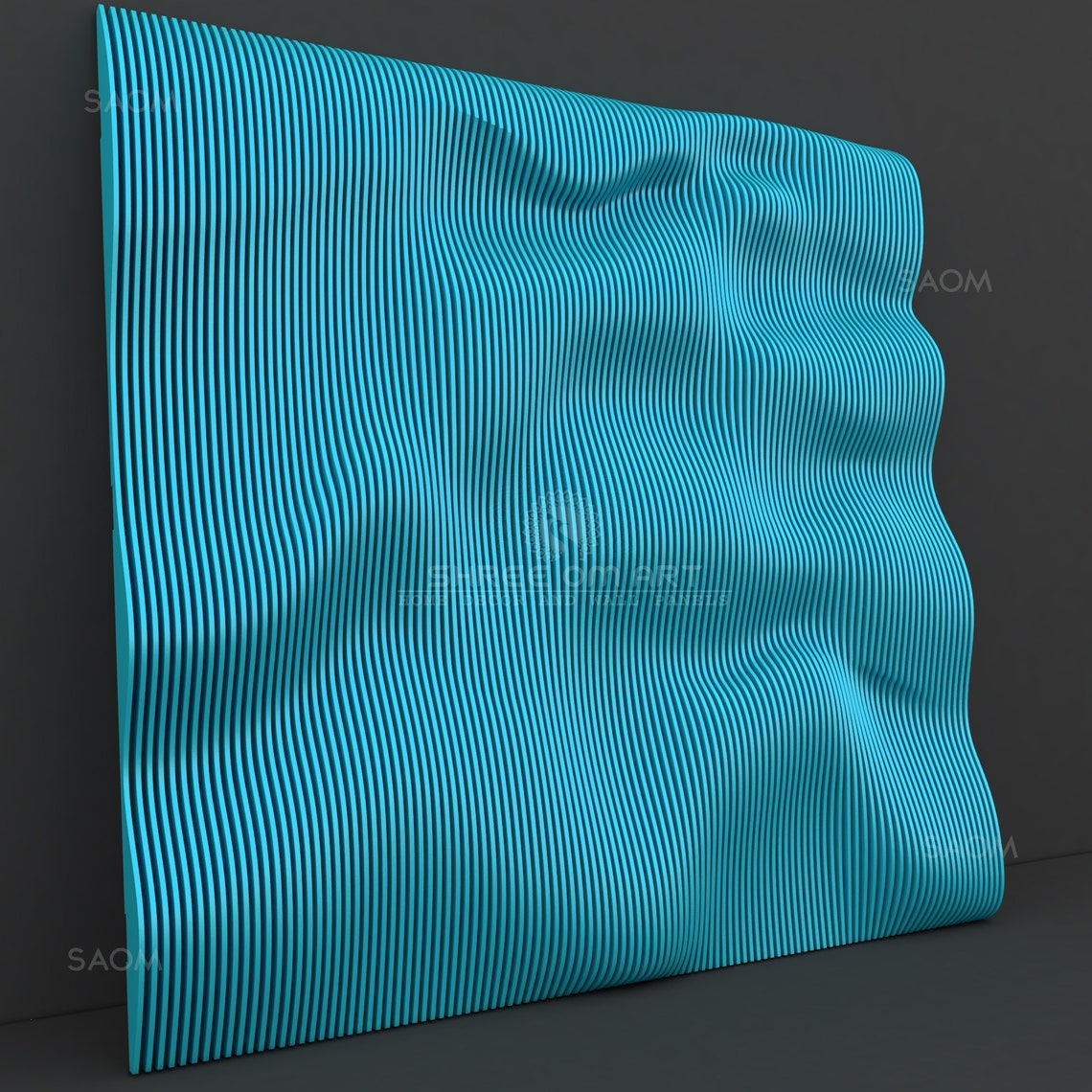 Parametric Wall 05 Unique Decorative Wave Wall for Your Home - Etsy