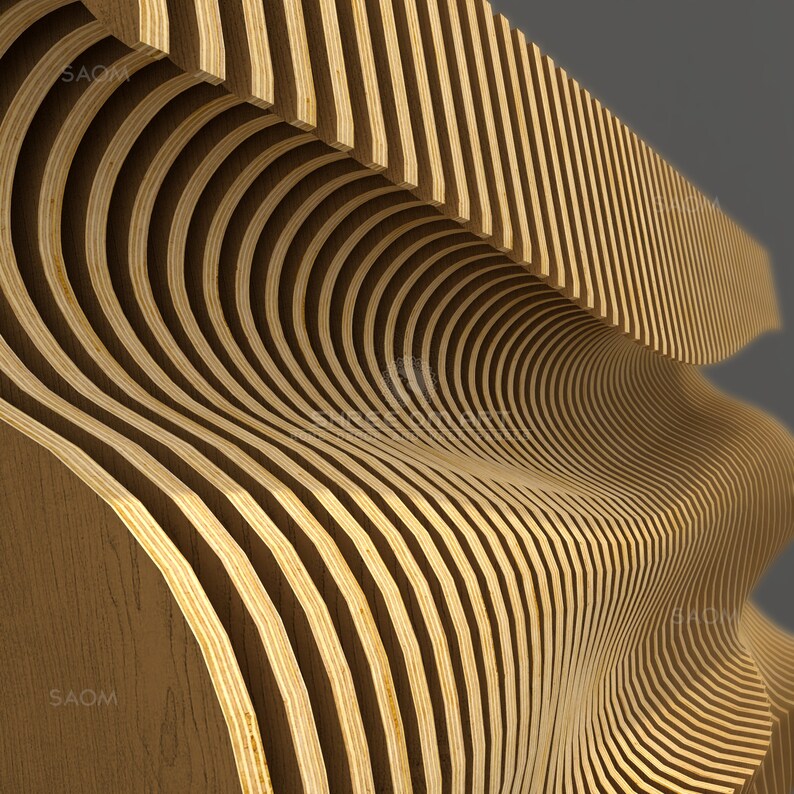 Parametric Wall 12 Unique Decorative Wave Wall for Your Home - Etsy