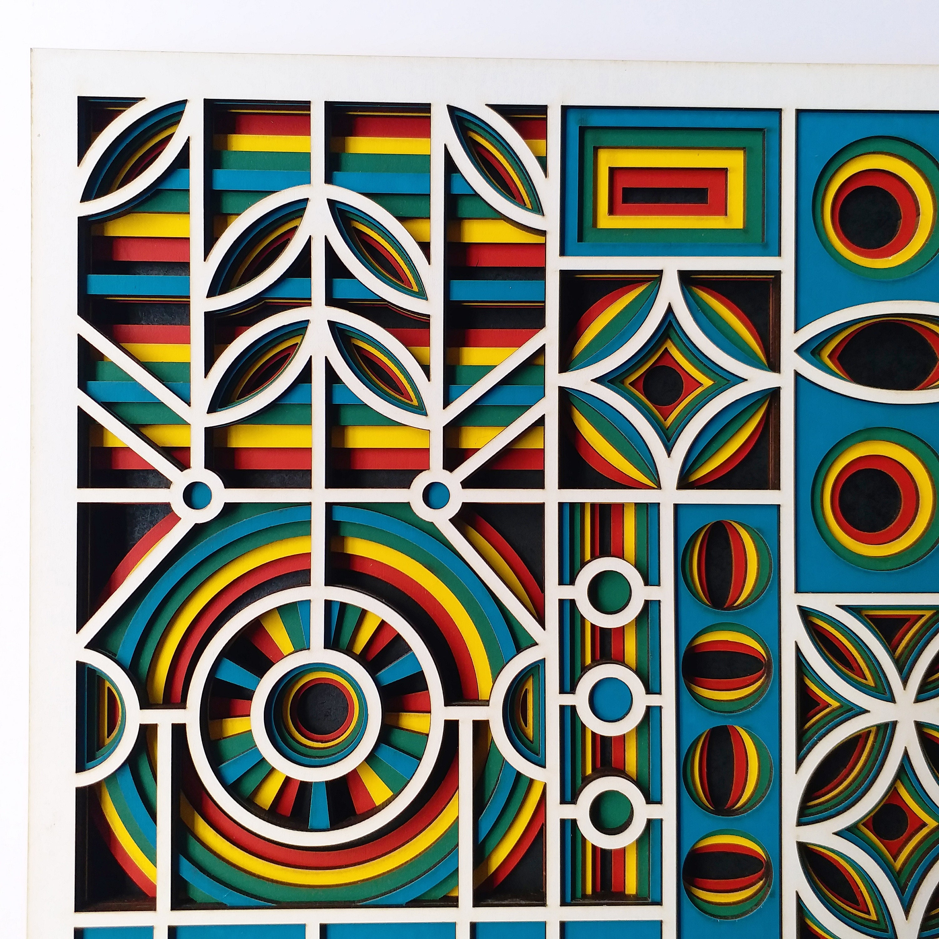 DTFMA23-Beautiful abstract Multilayer Art for Laser Cut Wall | Etsy