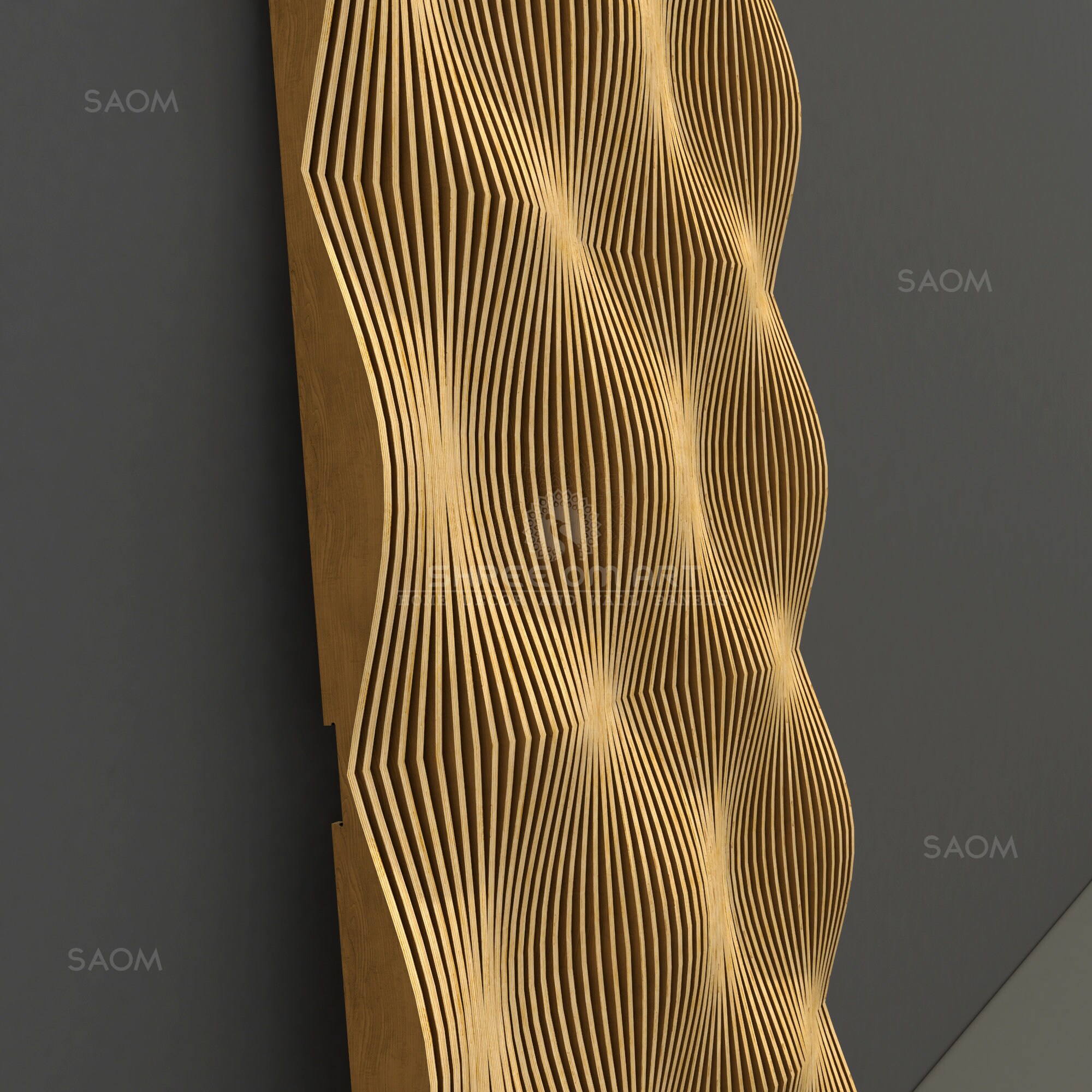Parametric Wall 07 Unique Decorative Wave Wall for Your Home - Etsy