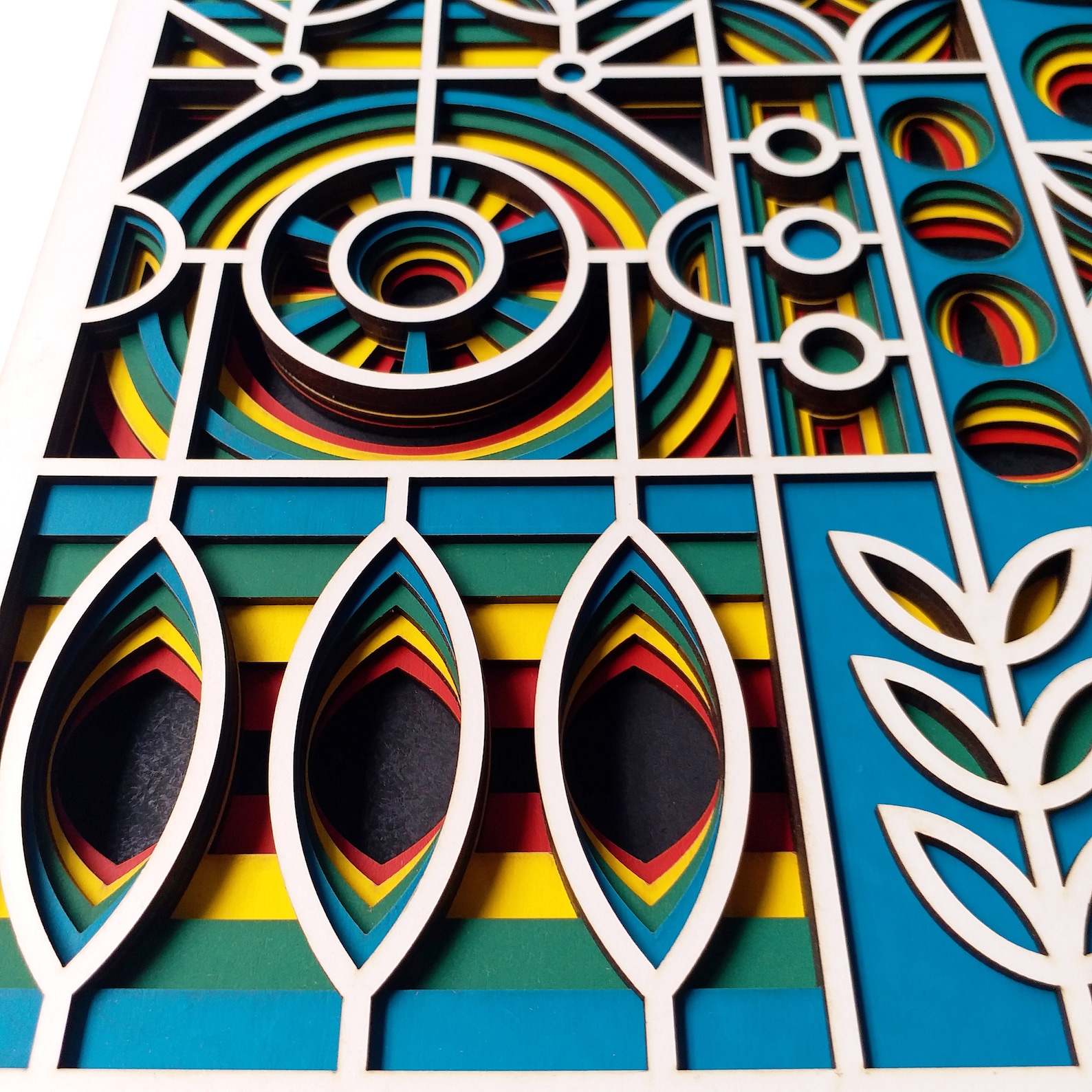Dtfma23-beautiful Abstract Multilayer Art for Laser Cut Wall - Etsy UK