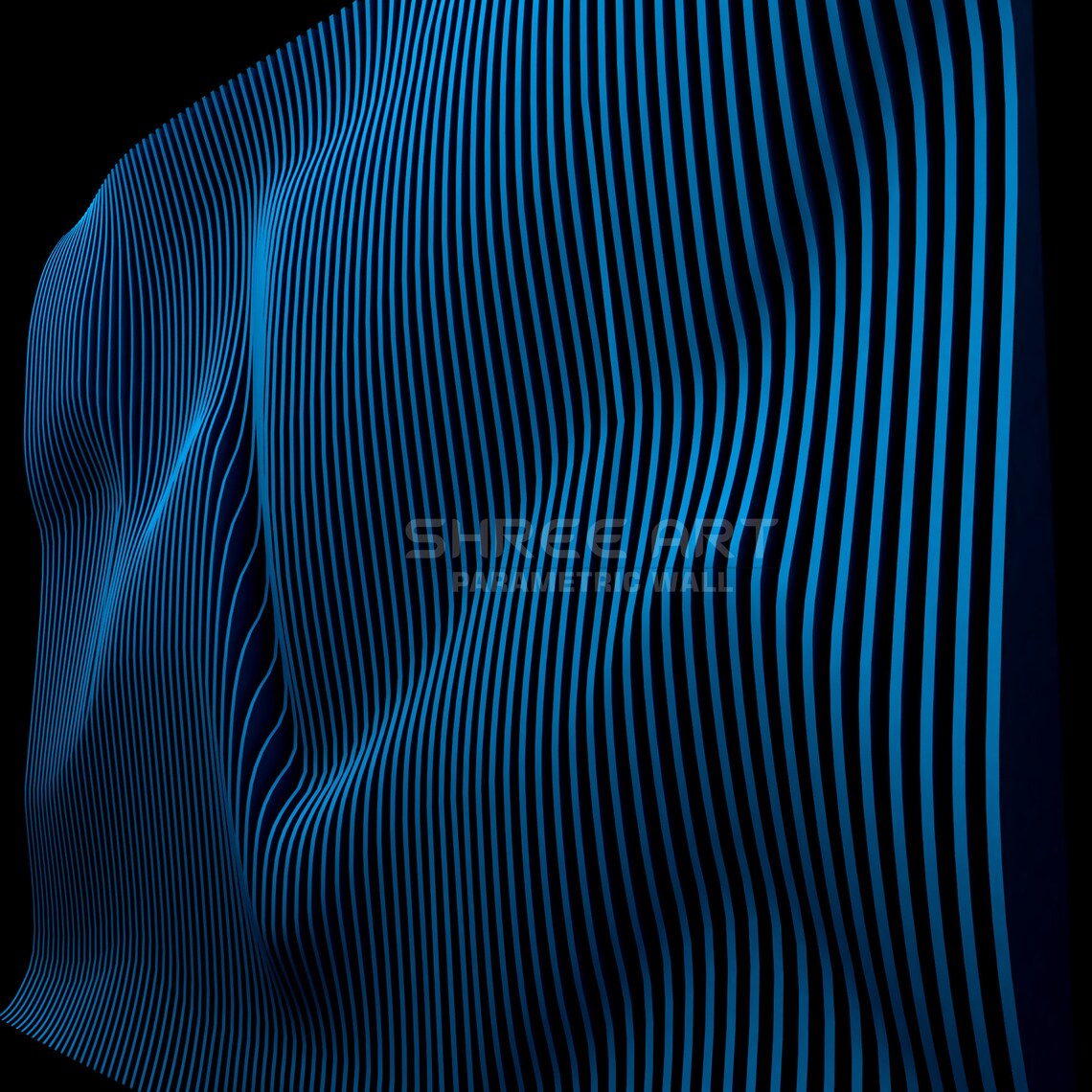 Parametric Wall 04 Unique Decorative Wave Wall for Your Home - Etsy