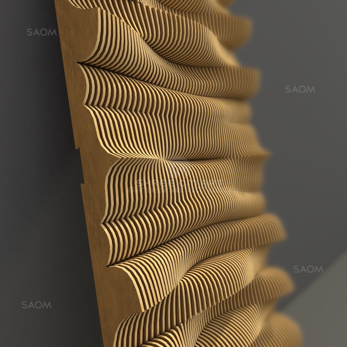 Parametric Wall 12 Unique Decorative Wave Wall for Your Home | Etsy