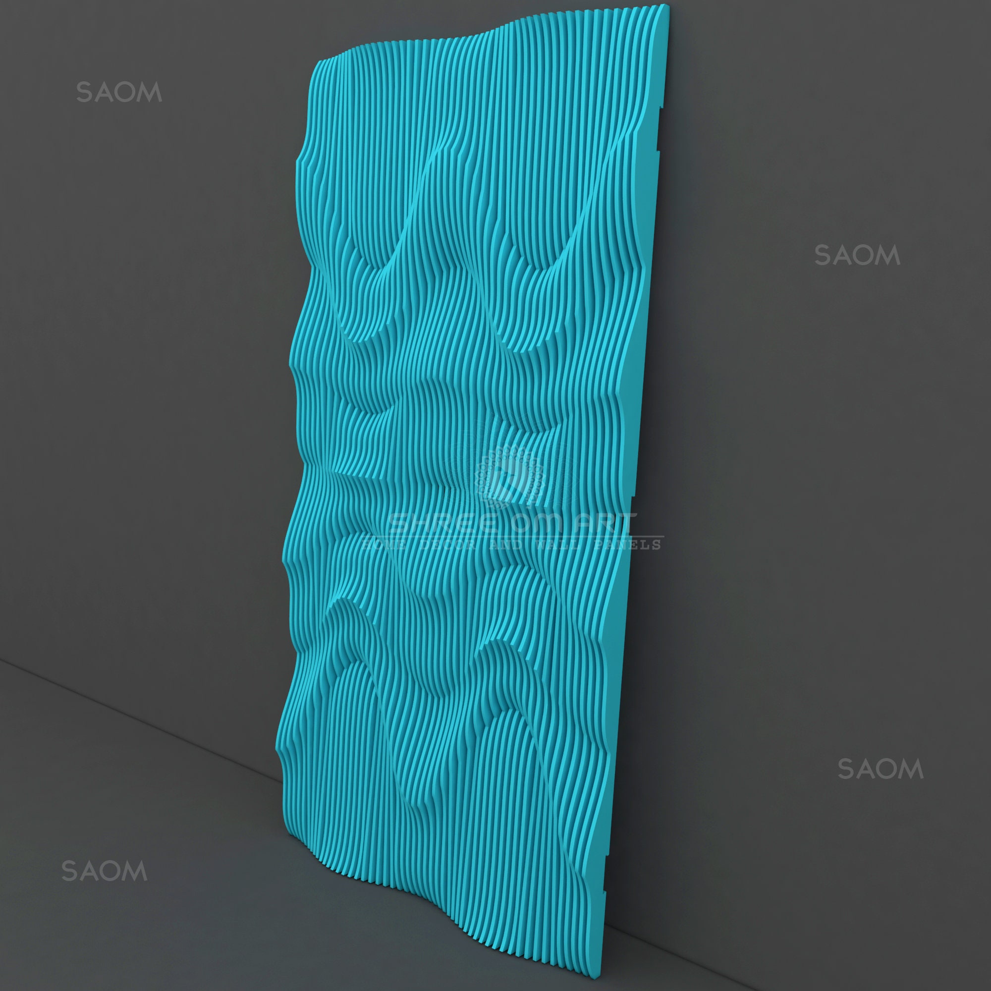 Parametric Wall 09 Unique Decorative Wave Wall for Your Home - Etsy