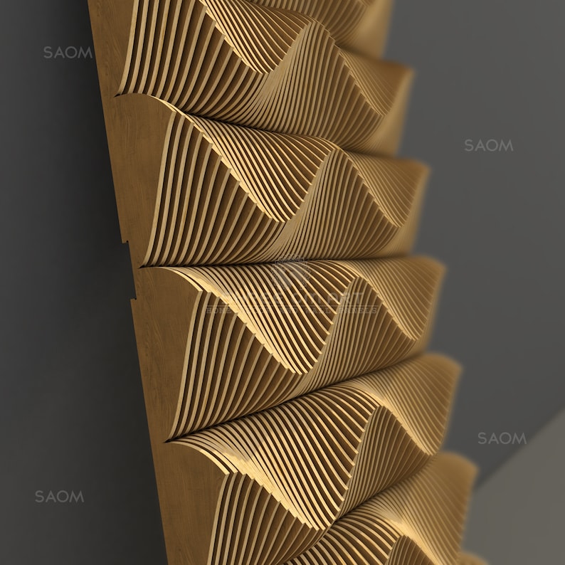 Parametric Wall 13 Unique Decorative Wave Wall for Your Home - Etsy