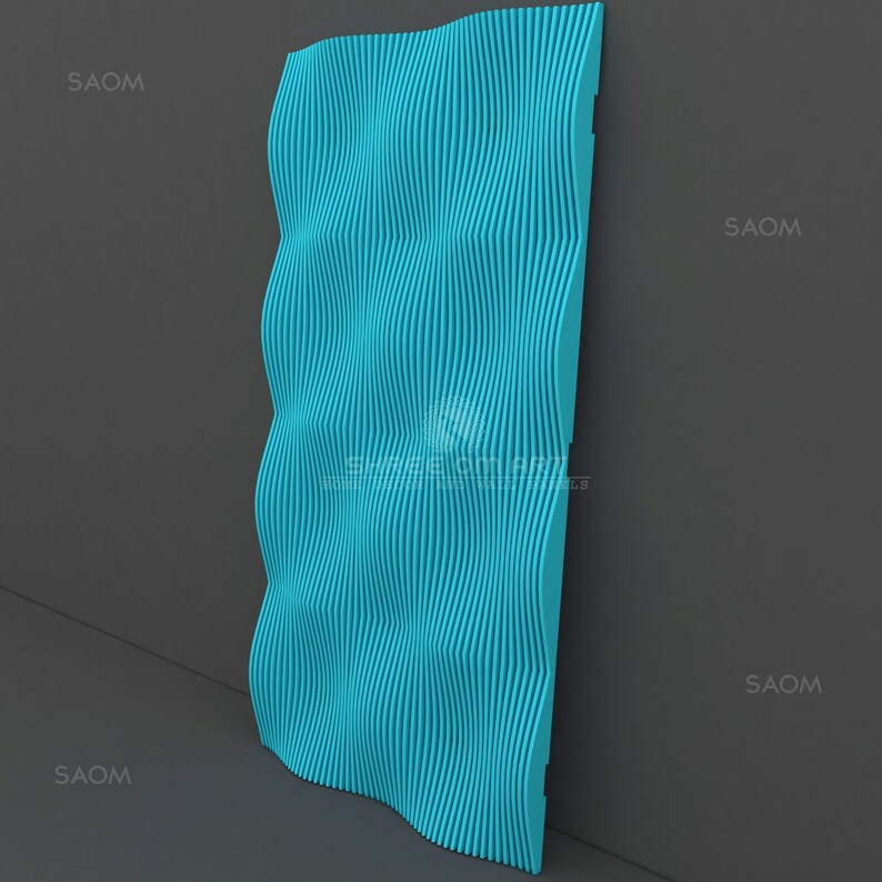 Parametric Wall 07 Unique Decorative Wave Wall for Your Home - Etsy