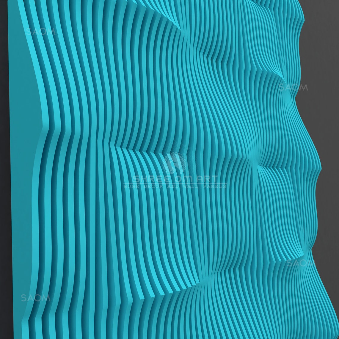 Parametric Wall 08 Unique Decorative Wave Wall for Your Home - Etsy