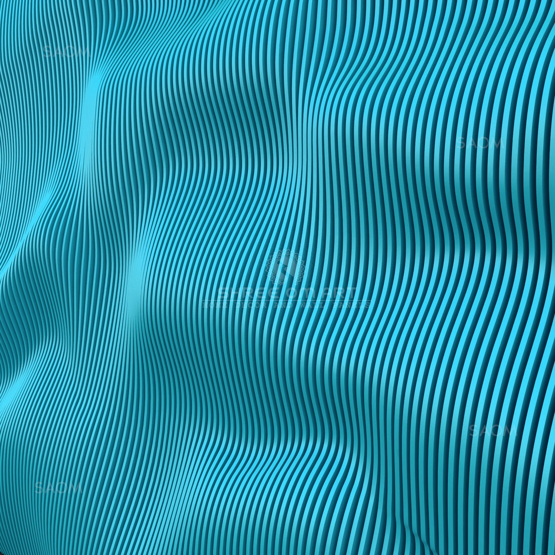 Parametric Wall 05 Unique Decorative Wave Wall for Your Home - Etsy