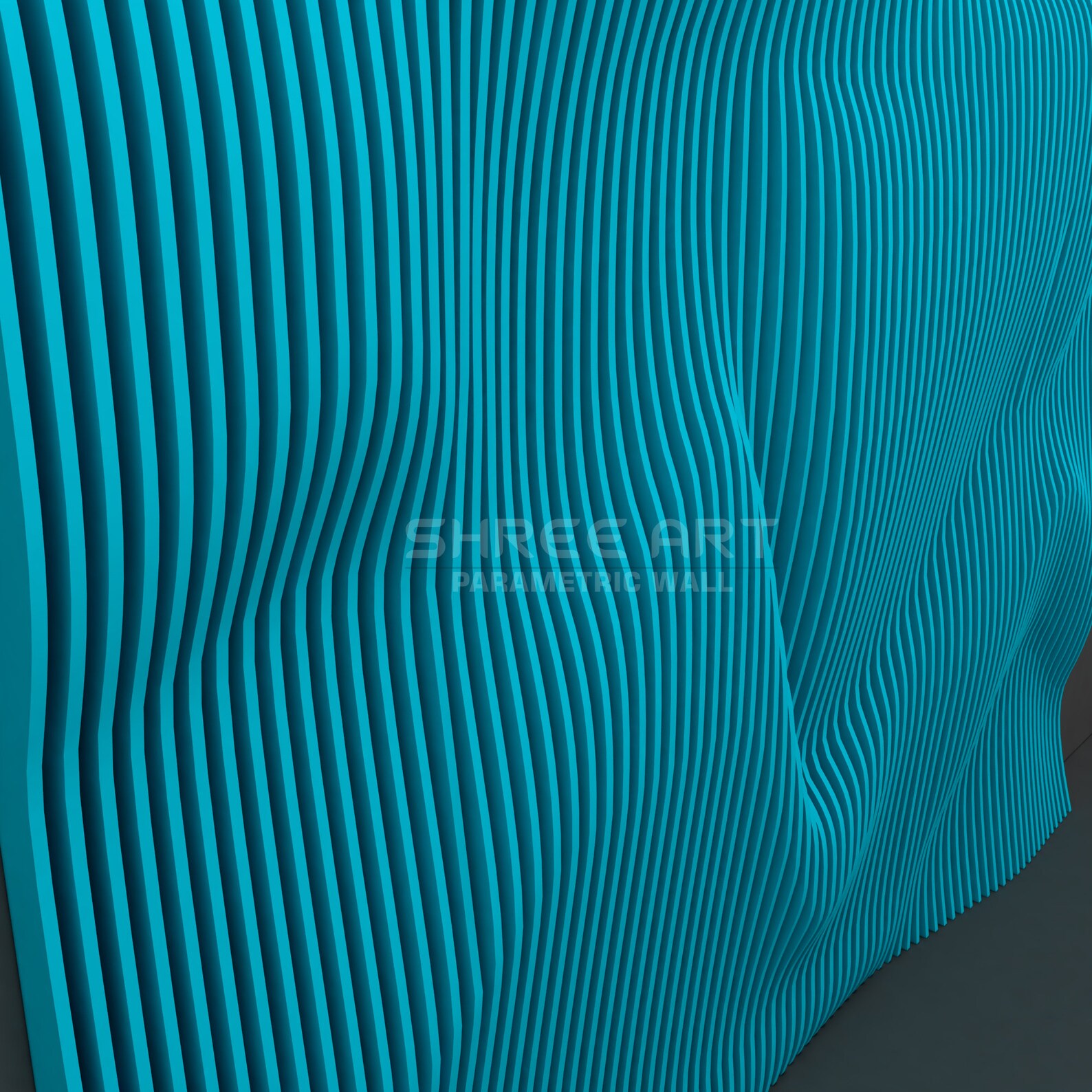 Parametric Wall 04 Unique Decorative Wave Wall for Your Home - Etsy