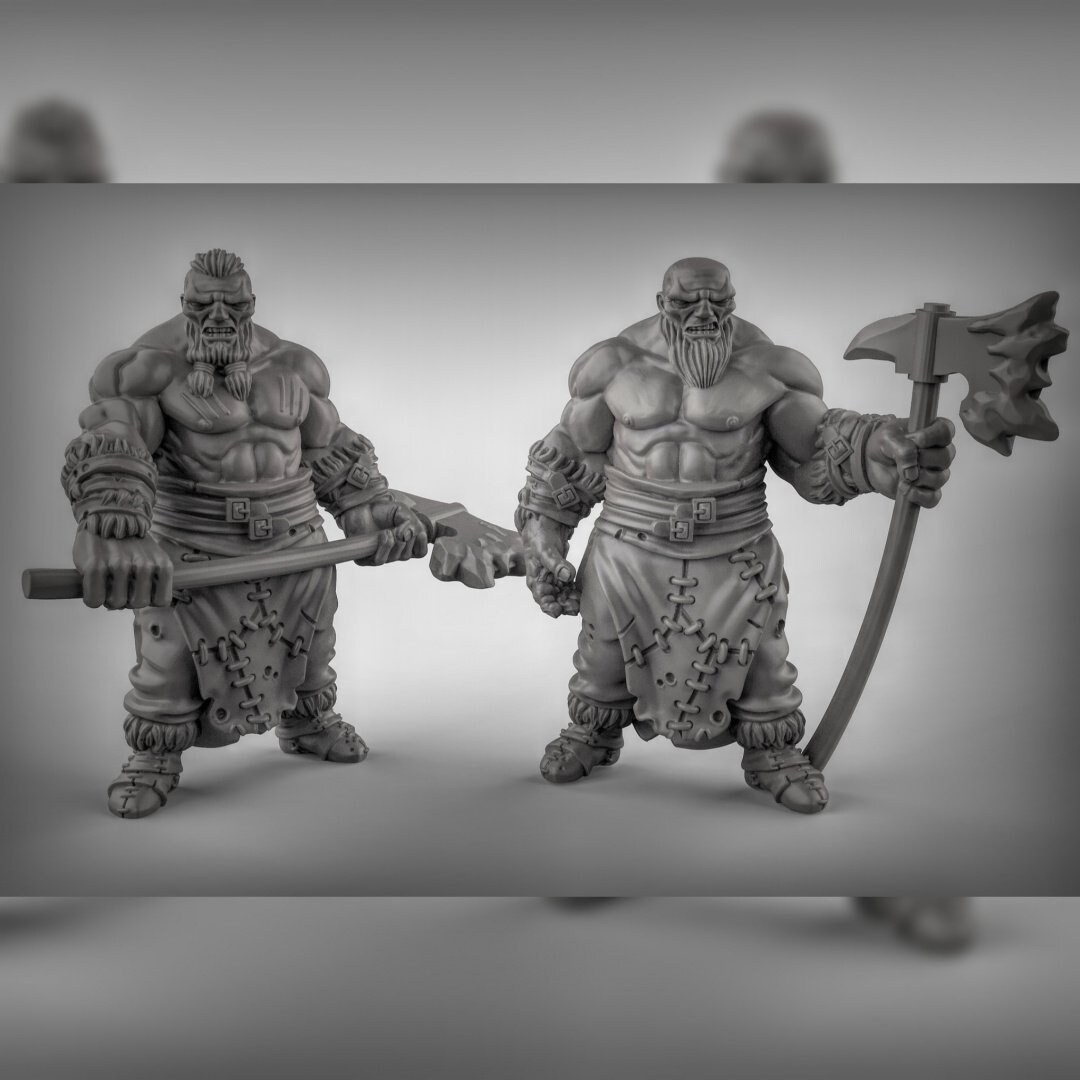Frost Giants Resin 3D Models for Dungeons & Dragons Board Rpgs - Etsy