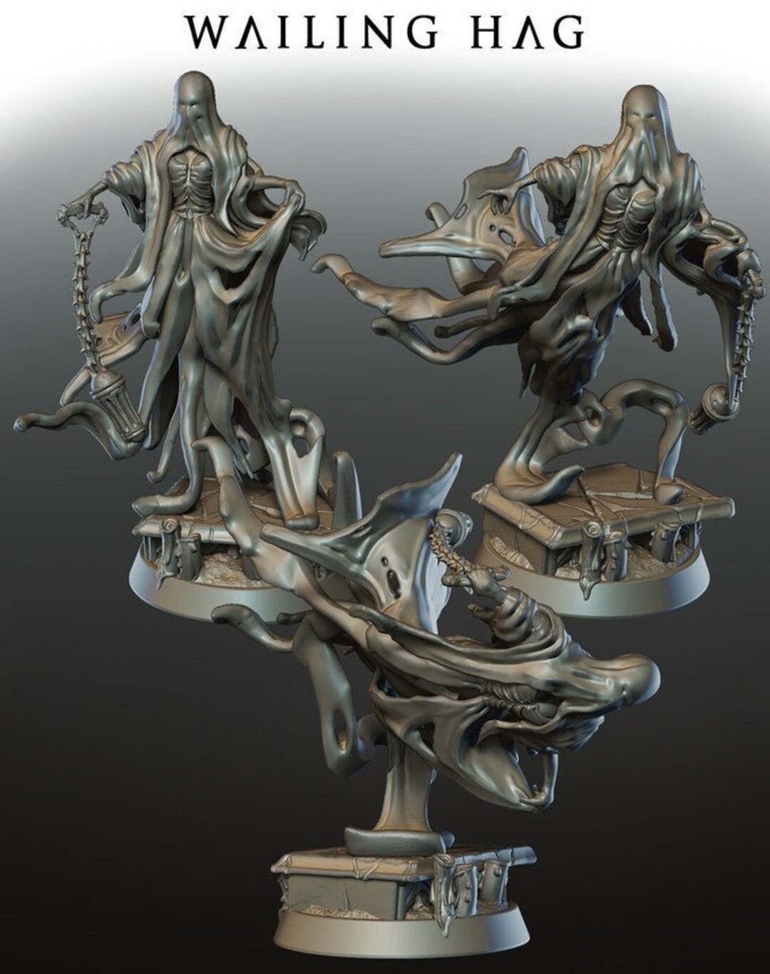 Wailing Hag 32mm Scale Resin Model From the Lost Souls Collection - Etsy