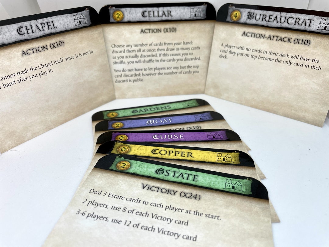 Dominion Game 2nd Edition Card Dividers Core Set - Etsy