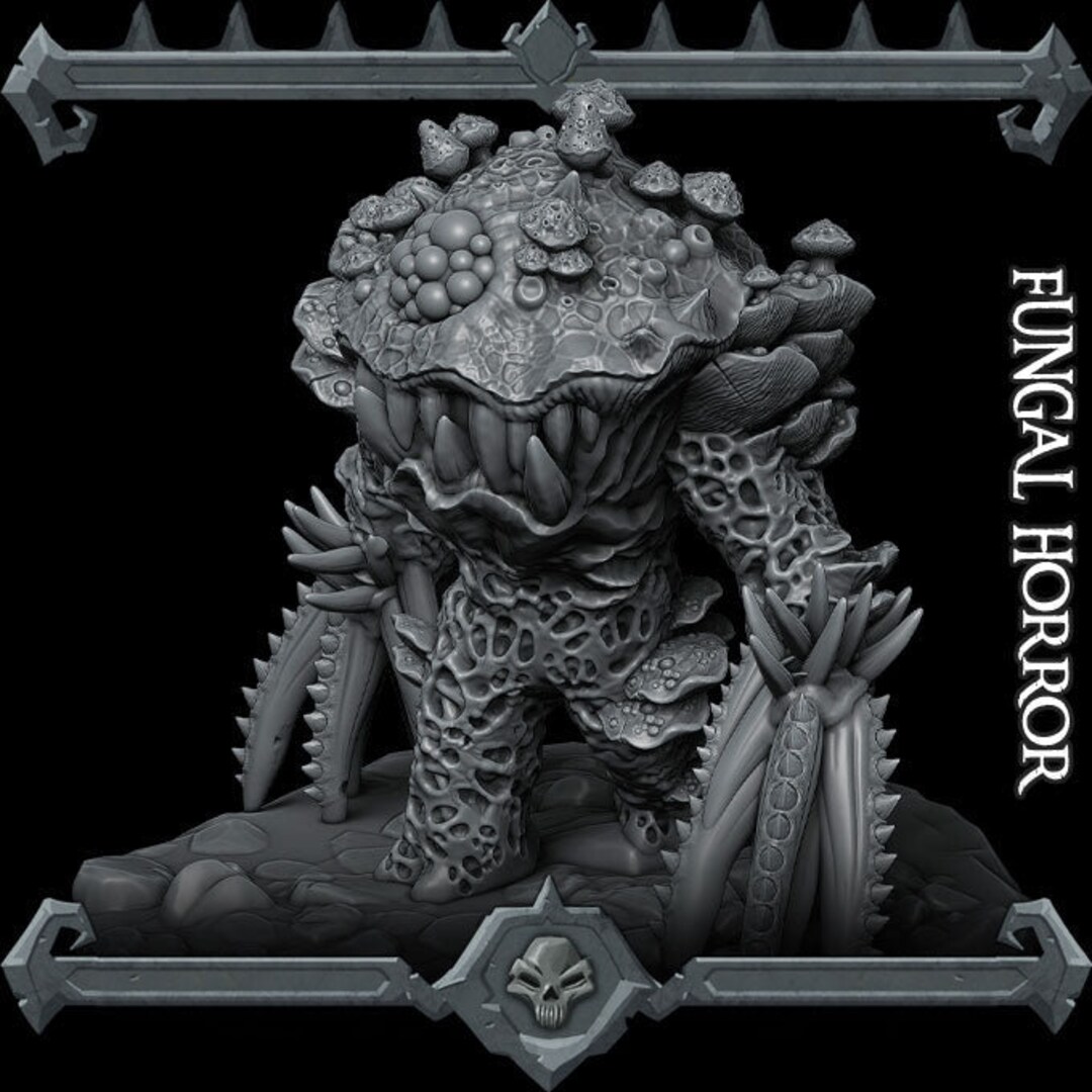 FUNGAL HORROR Miniature All Sizes Dungeons and Dragons Pathfinder War ...