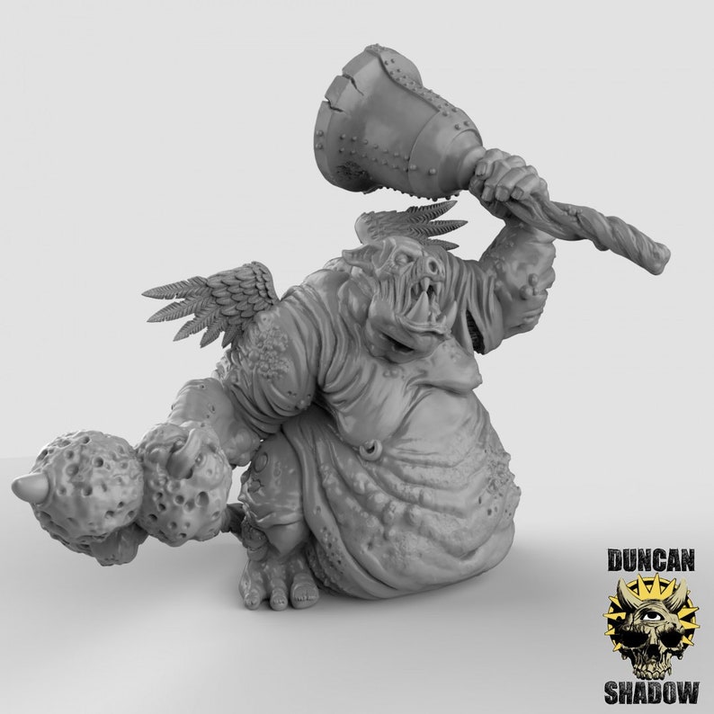 Nalfeshnee Demons pair Resin Models for Dungeons & Dragons - Etsy