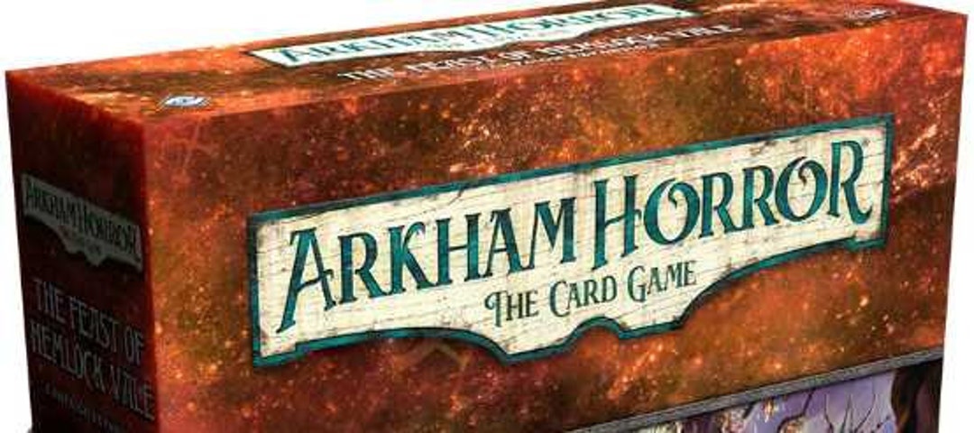 PRE ORDER : the Feast of Hemlock Vale Arkham Horror LCG Deck Box ...
