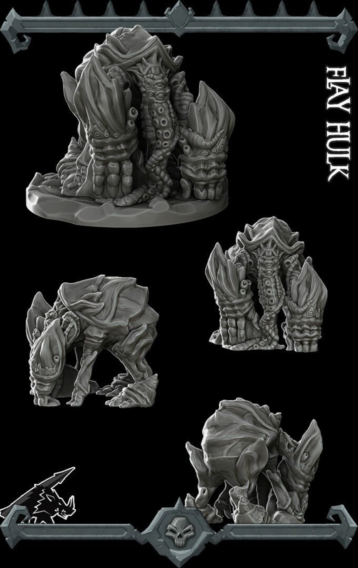 Flay Hulk Miniature Dungeons and Dragons Cthulhu - Etsy