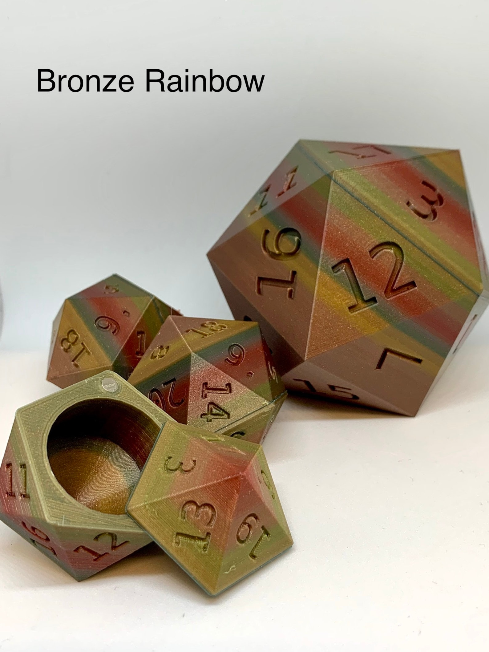 D20 Dice Box Magnetic Lock Storage Container MTG D&d - Etsy