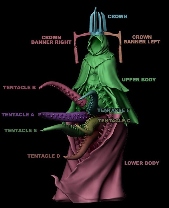 Toys Miniature Toys War Gaming EpicNStuffs Crystalisk 3D Printed Resin ...