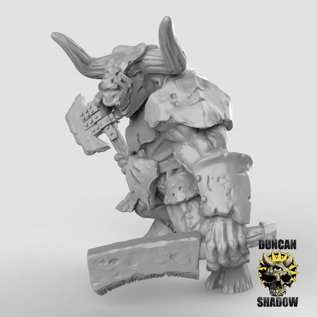 Minotaur Doom Bull Resin 3D Models for Dungeons & Dragons - Etsy