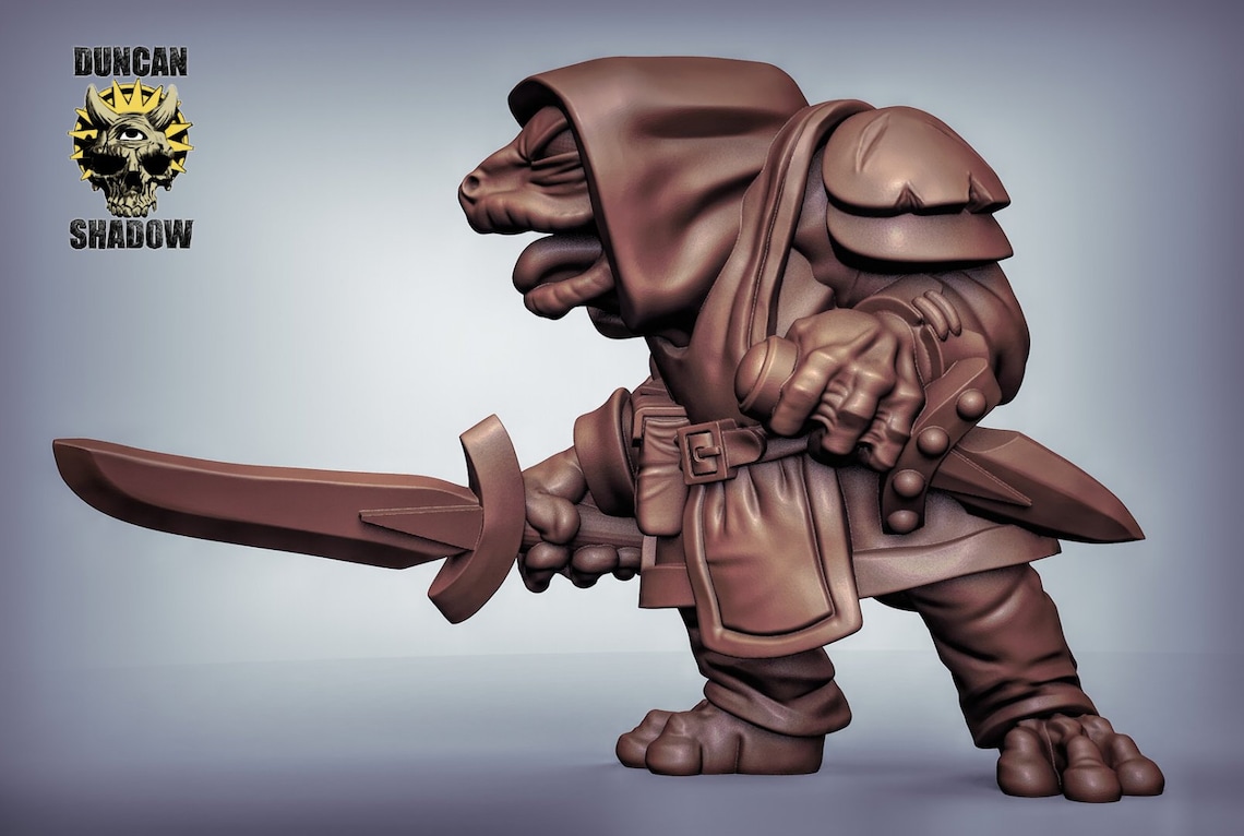 Boggard Rogue 3D Models for Dungeons & Dragons Board Rpgs by | Etsy UK