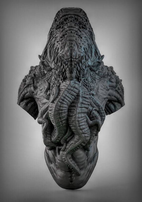 Cthulhu Bust Resin 3D Models for Dungeons & Dragons Board Rpgs - Etsy