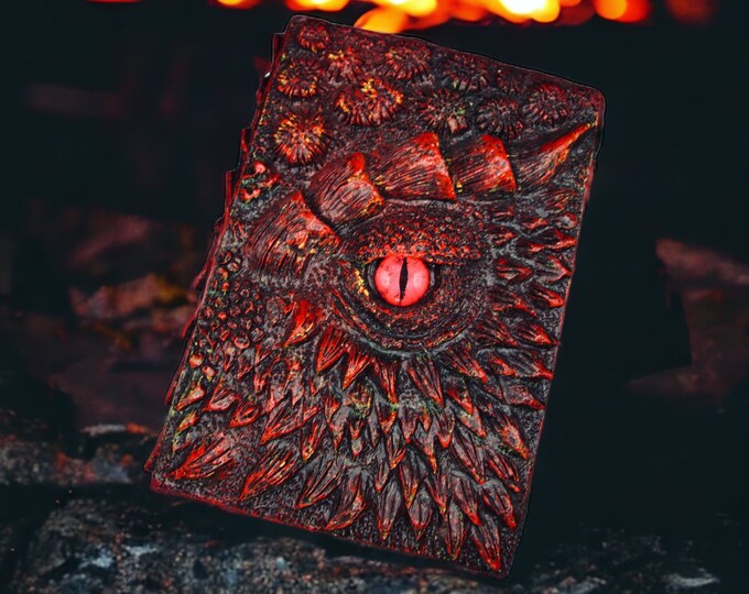 Vintage Embossed Journal, 3D Vintage Dragon Leather Notebook With ...