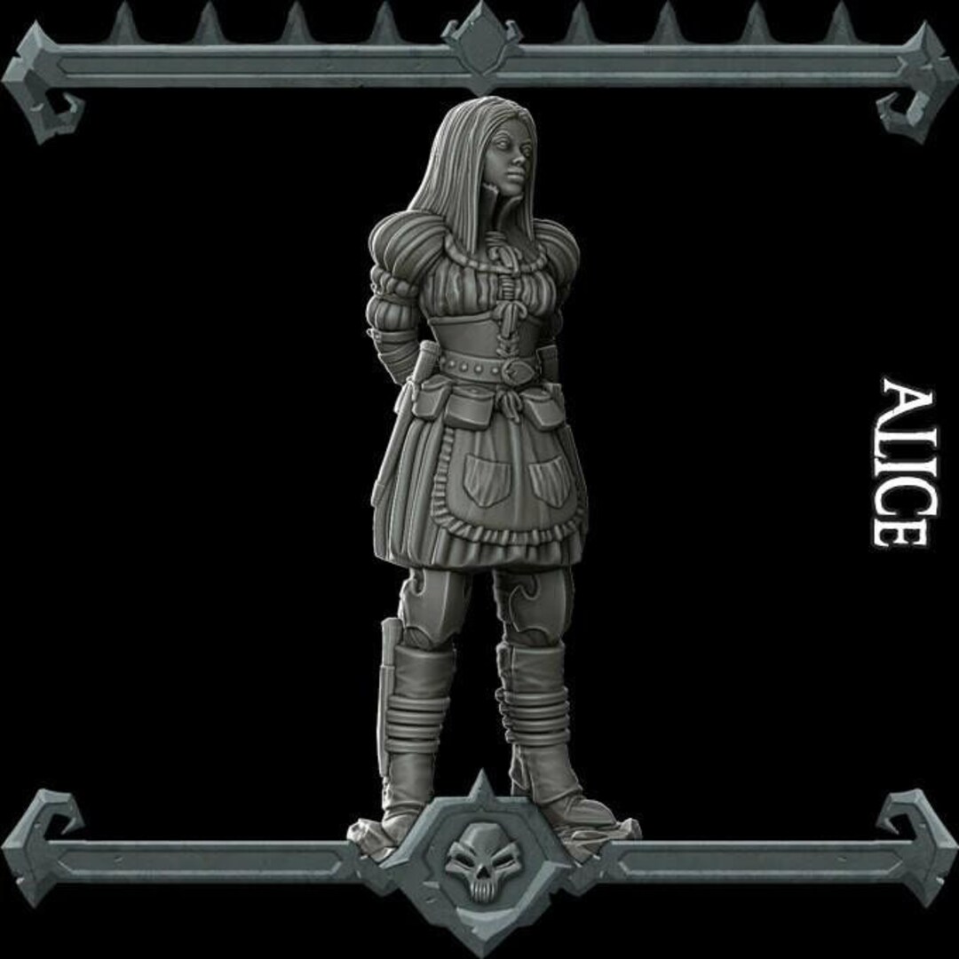 ALICE Miniature Many Size Options dungeons and Dragons Cthulhu ...