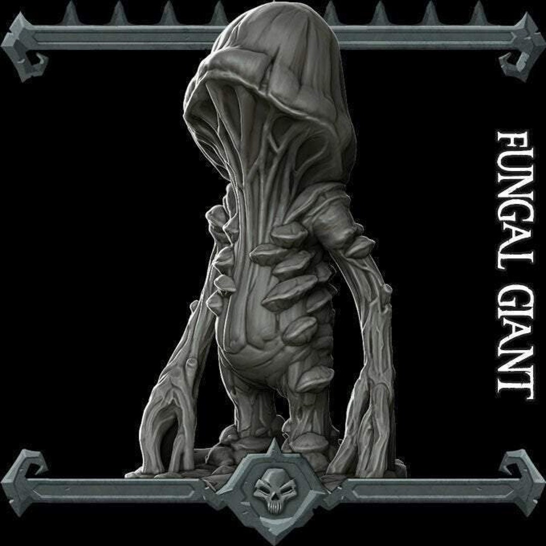 FUNGAL GIANT Miniature All Sizes Dungeons and Dragons - Etsy