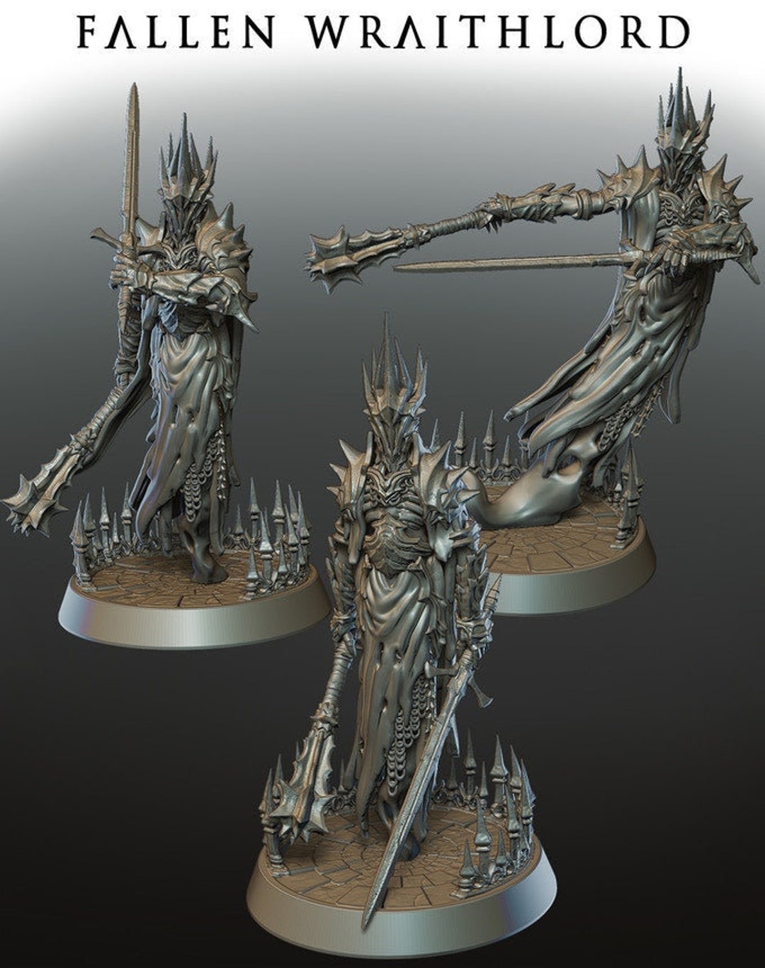 Fallen Wraithlord 32mm Scale Resin Model From the Lost Souls Collection - Etsy Australia
