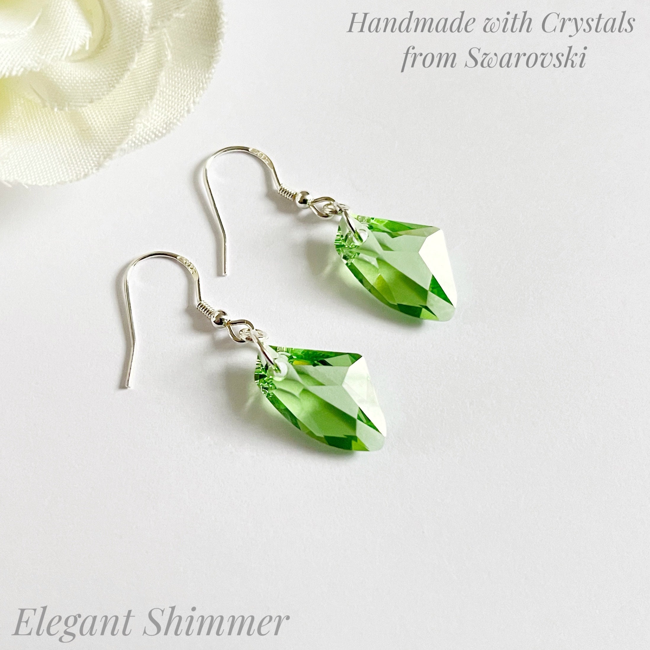 Swarovski peridot earrings store