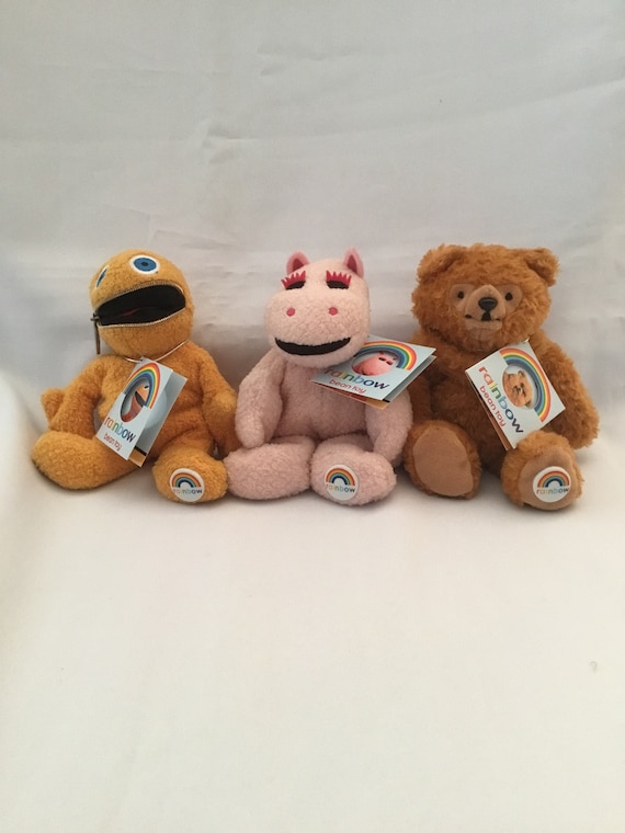 Vintage Zippy George and Bungle Rainbow Characters by golden - Etsy UK