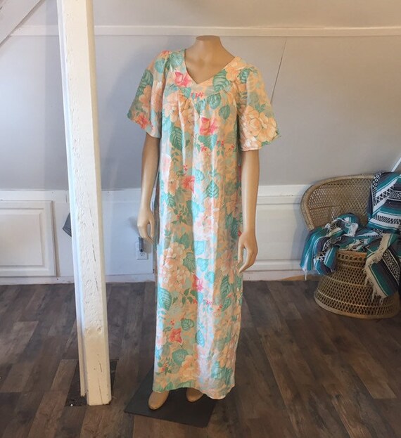 Vintage Sears Nightgown, Medium, 100% Cotton Nightgow… - Gem