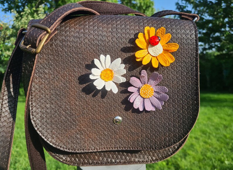Happy Woman's Bag With 3D Floral Motives Handmade Hand Painted - Etsy